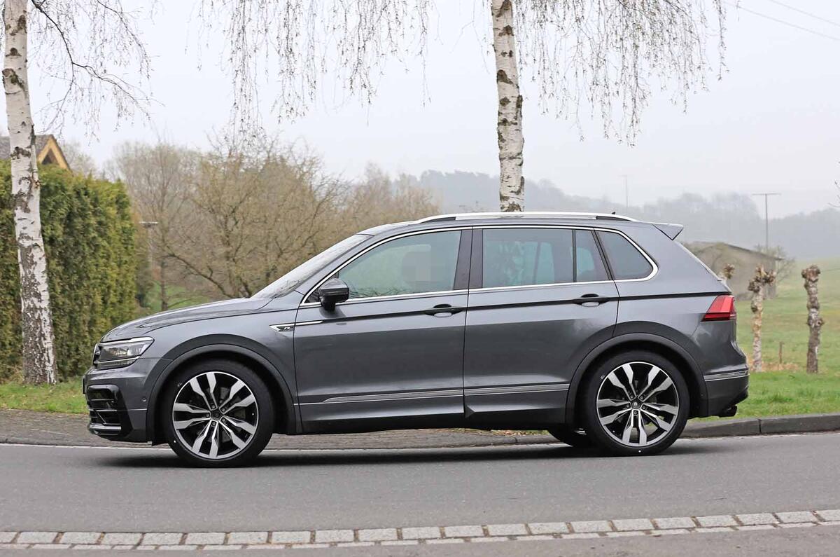 2020 Volkswagen Tiguan R prototype previews SUV's facelift | Autocar