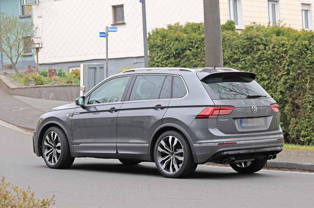 2020 Volkswagen Tiguan R prototype previews SUV's facelift | Autocar