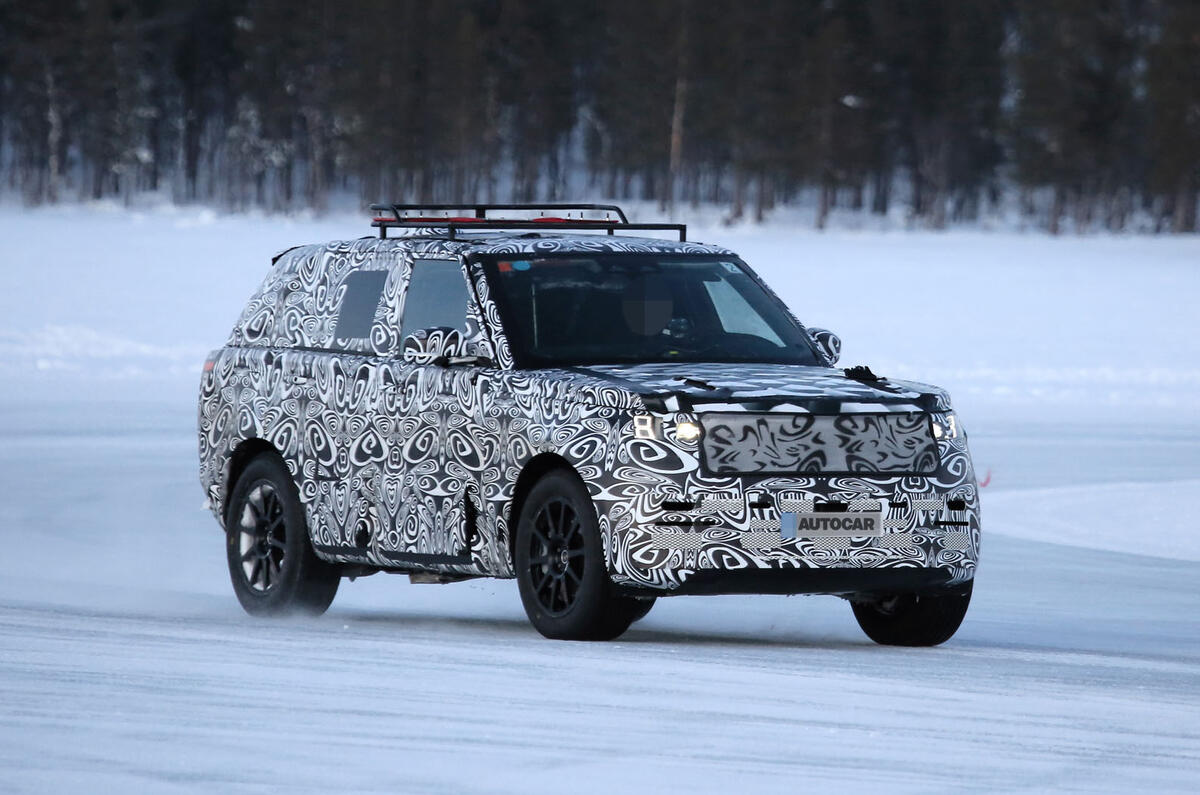 2022 Range Rover Sport begins winter test phase | Autocar
