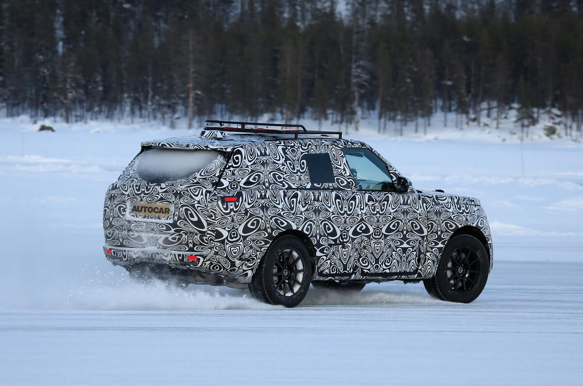 2022 Range Rover Sport begins winter test phase | Autocar