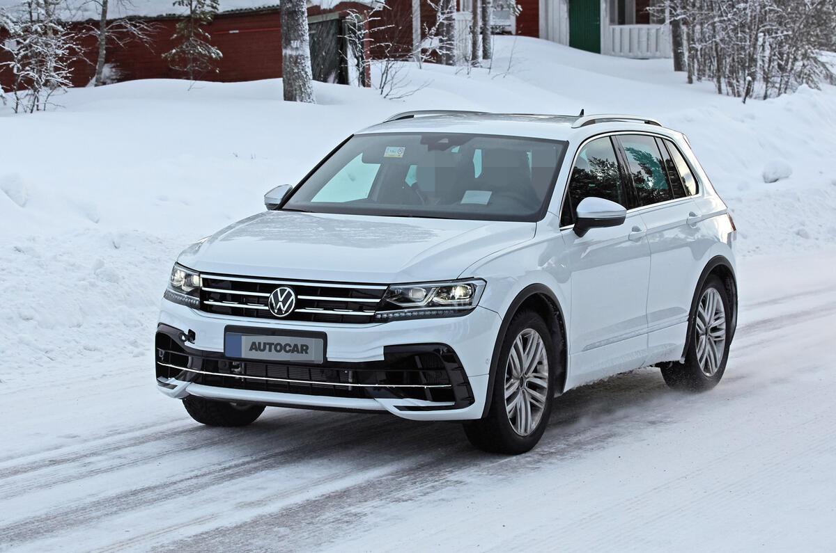 2020 Volkswagen Tiguan R prototype previews SUV's facelift | Autocar
