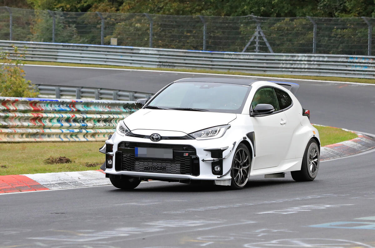 Toyota GR Yaris: Modified prototype spotted at the Nurburgring | Autocar