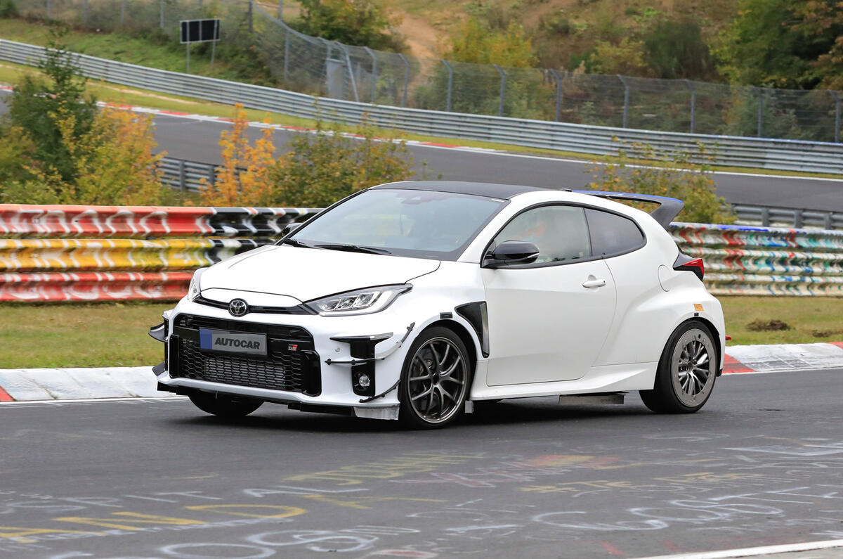 Toyota GR Yaris: Modified prototype spotted at the Nurburgring | Autocar
