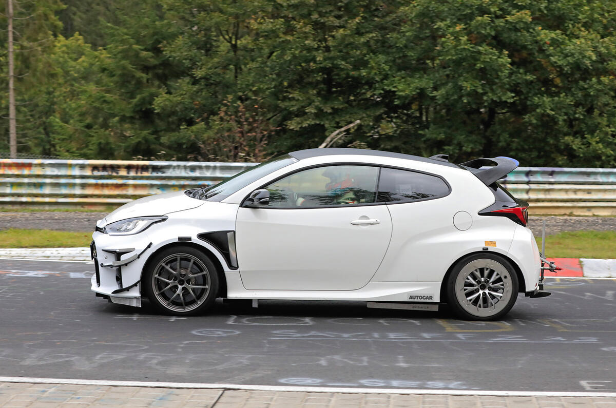 Toyota GR Yaris: Modified prototype spotted at the Nurburgring | Autocar