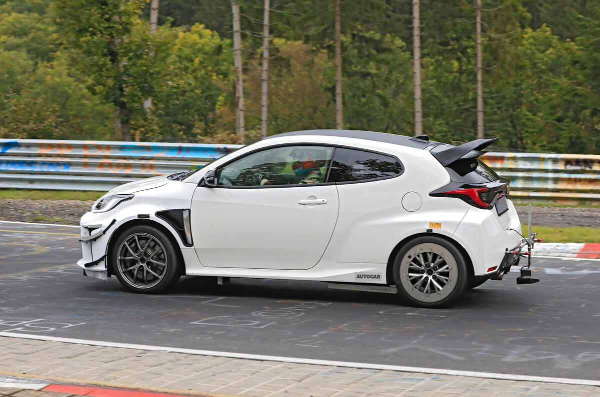 Toyota GR Yaris: Modified prototype spotted at the Nurburgring | Autocar