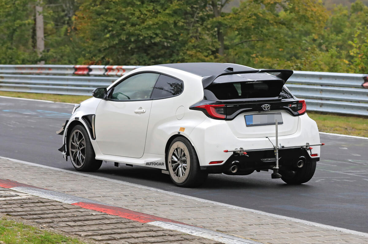 Toyota GR Yaris: Modified prototype spotted at the Nurburgring | Autocar