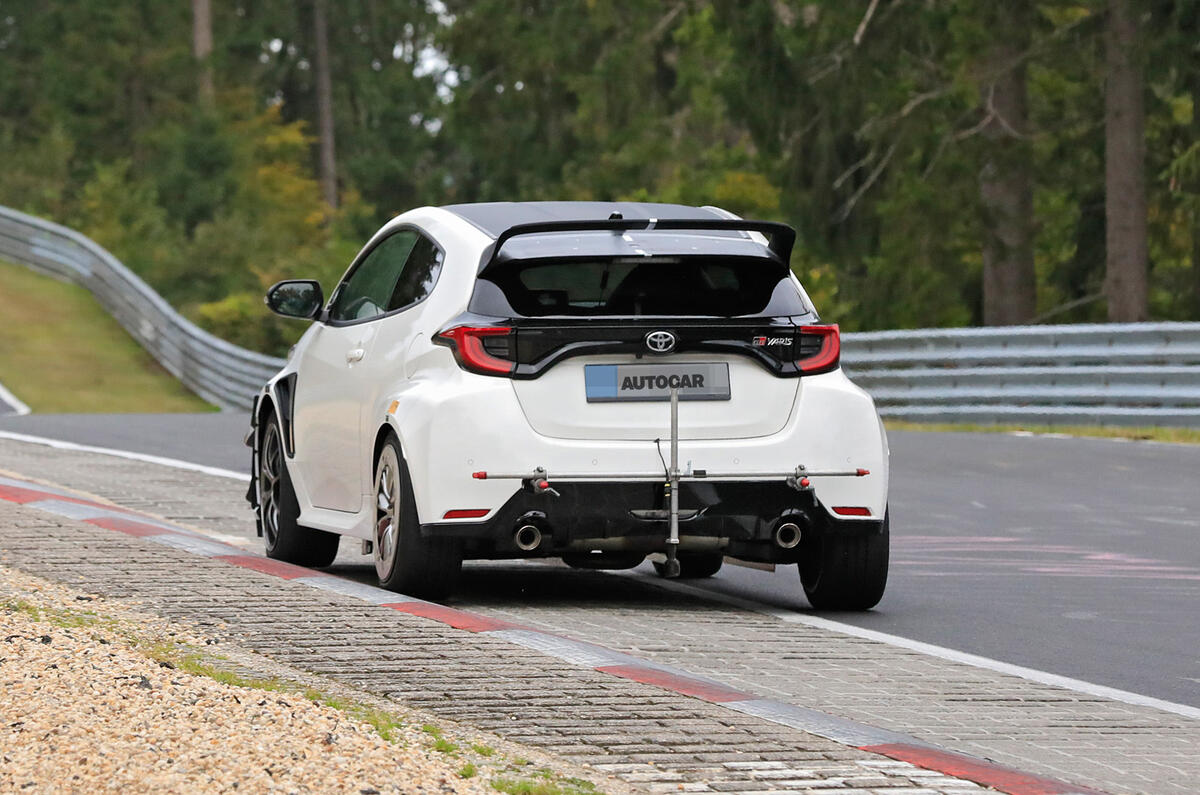 Toyota GR Yaris: Modified prototype spotted at the Nurburgring | Autocar