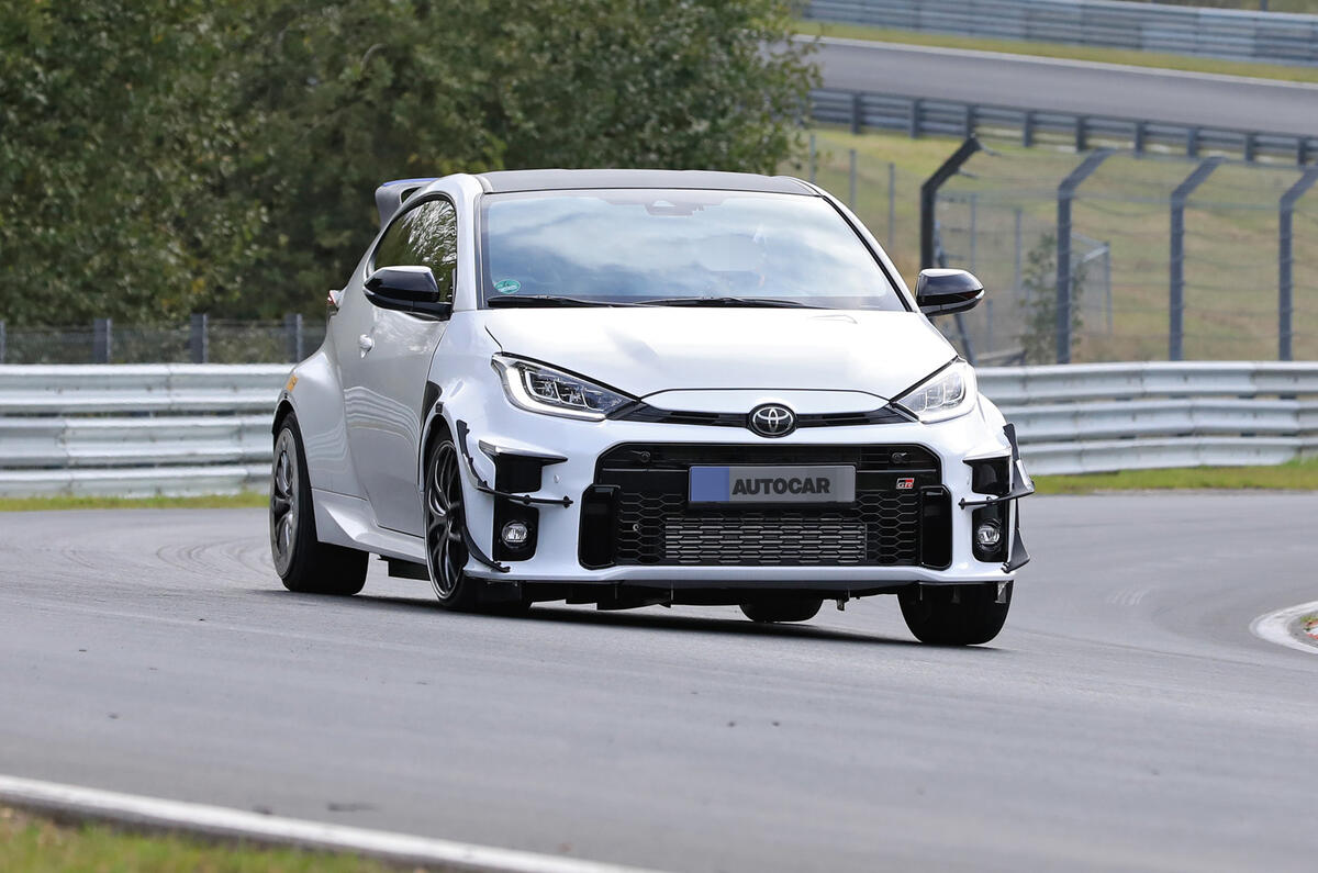 Toyota GR Yaris: Modified prototype spotted at the Nurburgring | Autocar