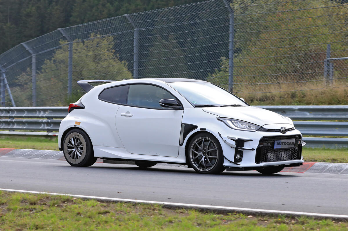 Toyota GR Yaris: Modified prototype spotted at the Nurburgring | Autocar