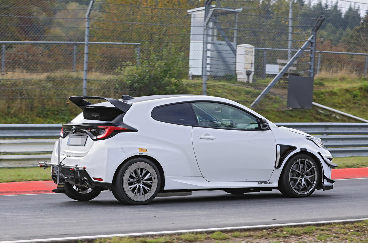 Toyota GR Yaris: Modified prototype spotted at the Nurburgring | Autocar