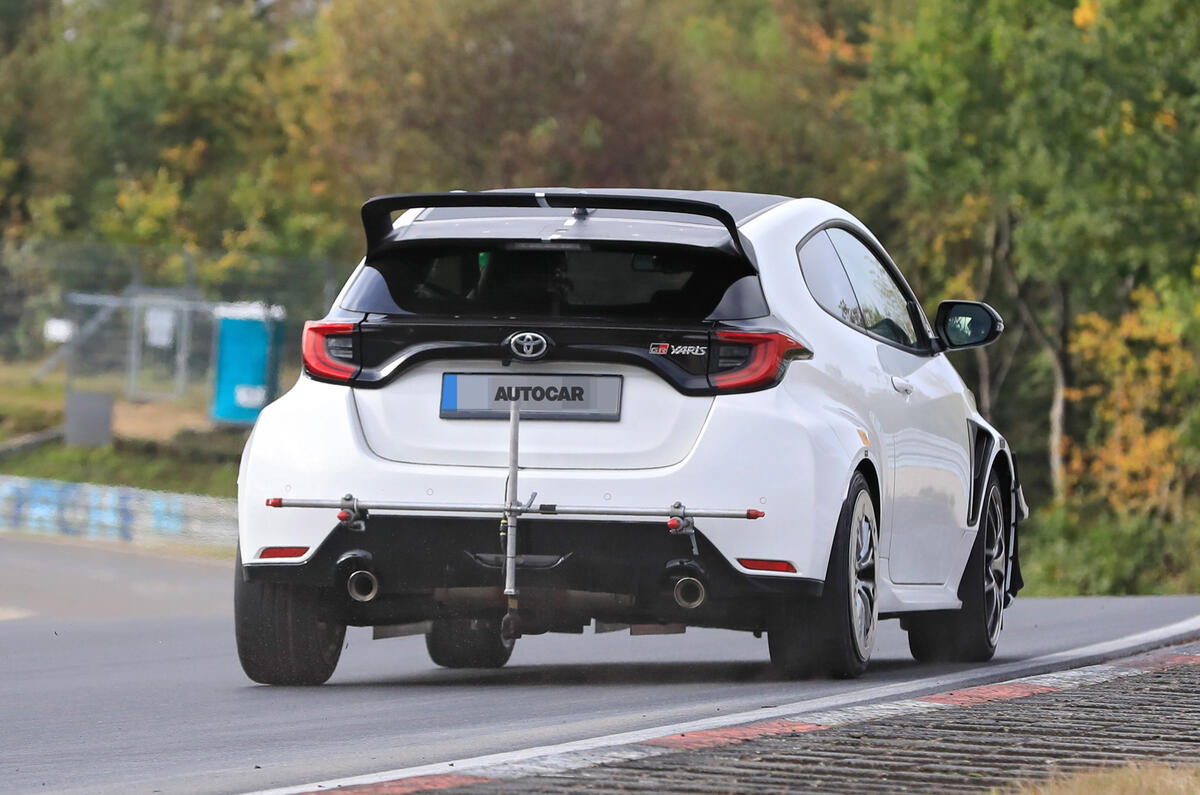 Toyota GR Yaris: Modified prototype spotted at the Nurburgring | Autocar