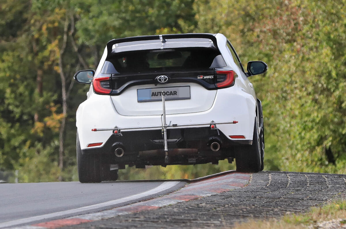 Toyota GR Yaris: Modified prototype spotted at the Nurburgring | Autocar