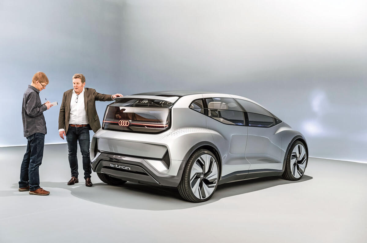 Futuristic Audi AI:ME concept hints at Volkswagen ID rival | Autocar