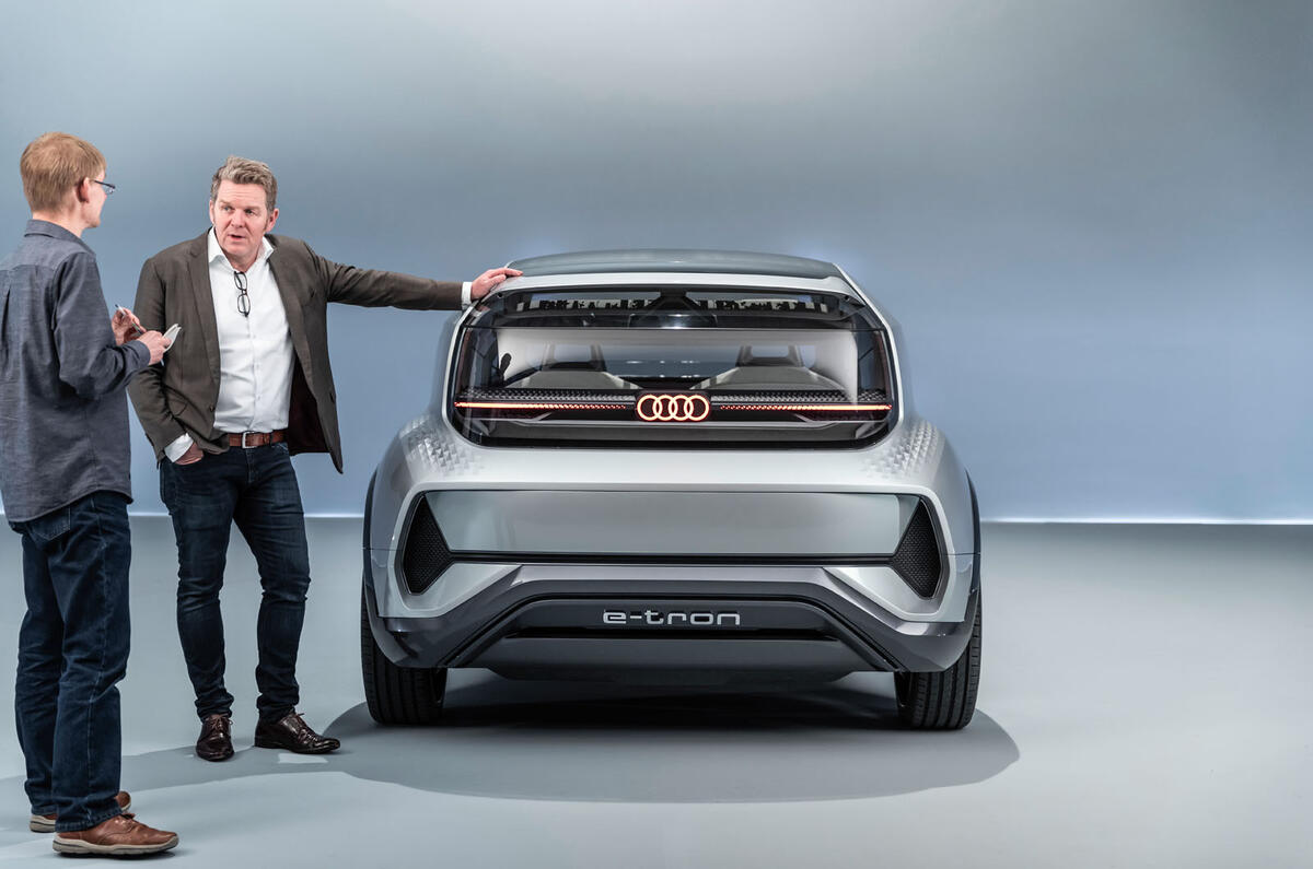Futuristic Audi AI:ME concept hints at Volkswagen ID rival | Autocar