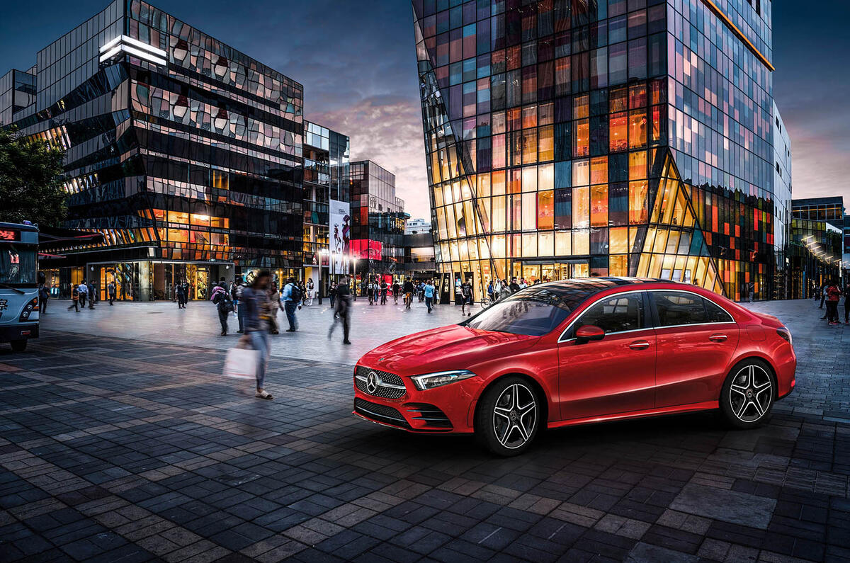 Mercedes-Benz A-Class Saloon on sale in Britain from £27,875 | Autocar