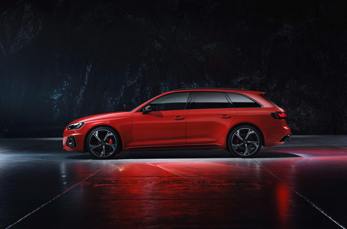 Audi updates RS4 Avant with more aggressive styling for 2020 | Autocar