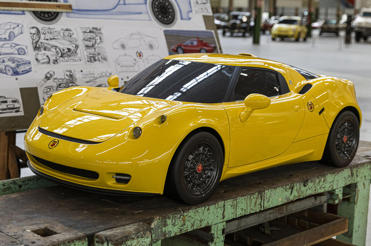 Abarth reveals retro sports coupe based on Alfa Romeo 4C | Autocar