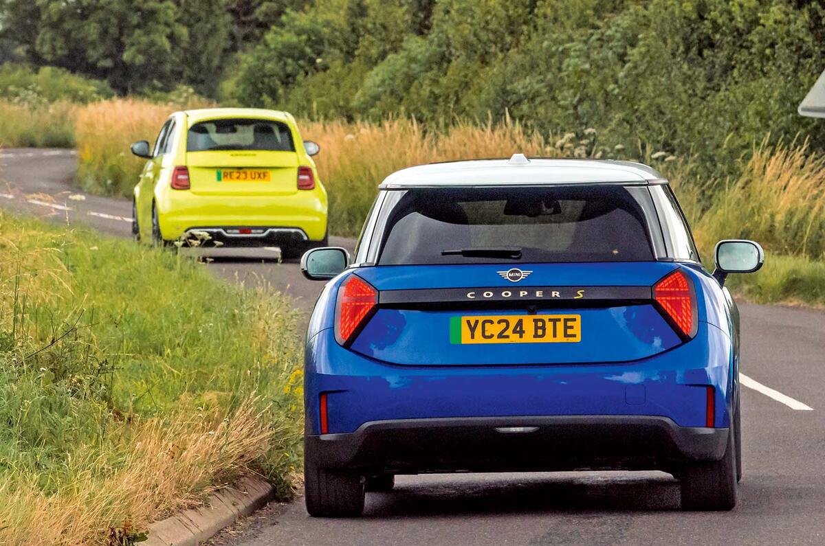 The E-talian job: Mini Cooper SE vs Abarth 500e | Autocar
