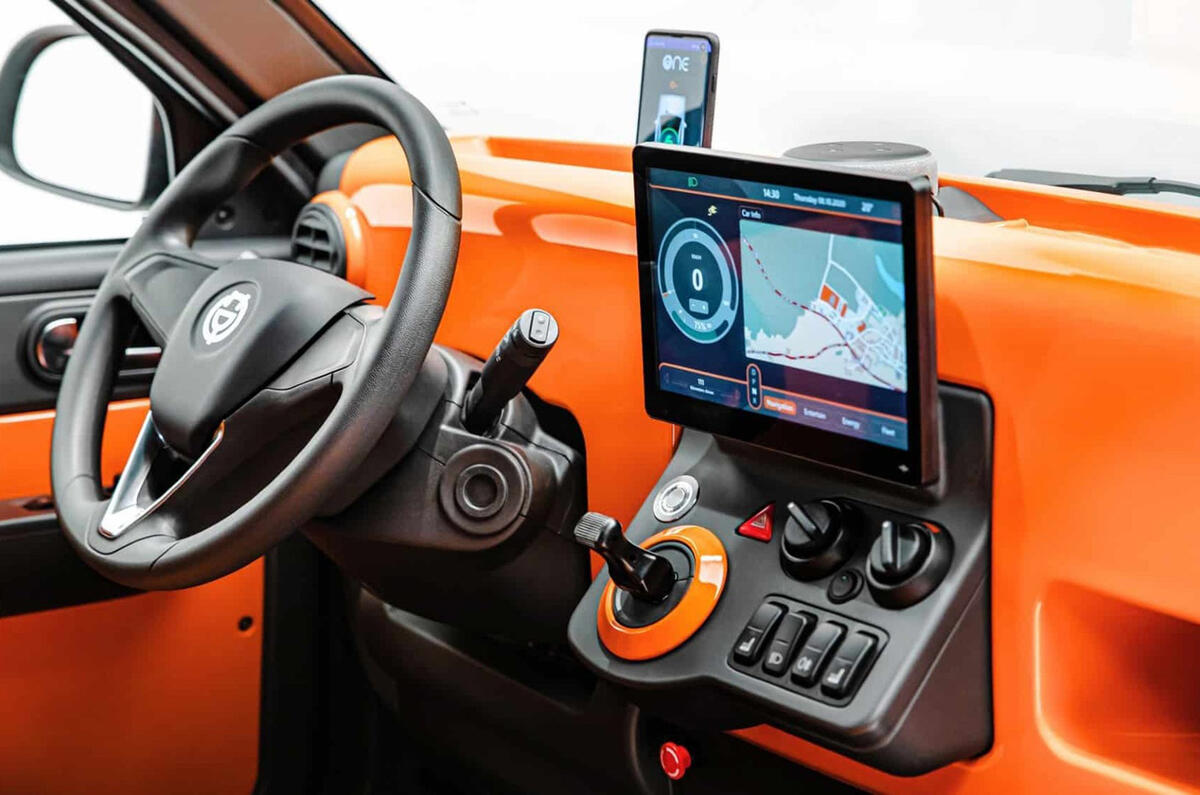 New ACM City One is battery-swapping urban EV | Autocar