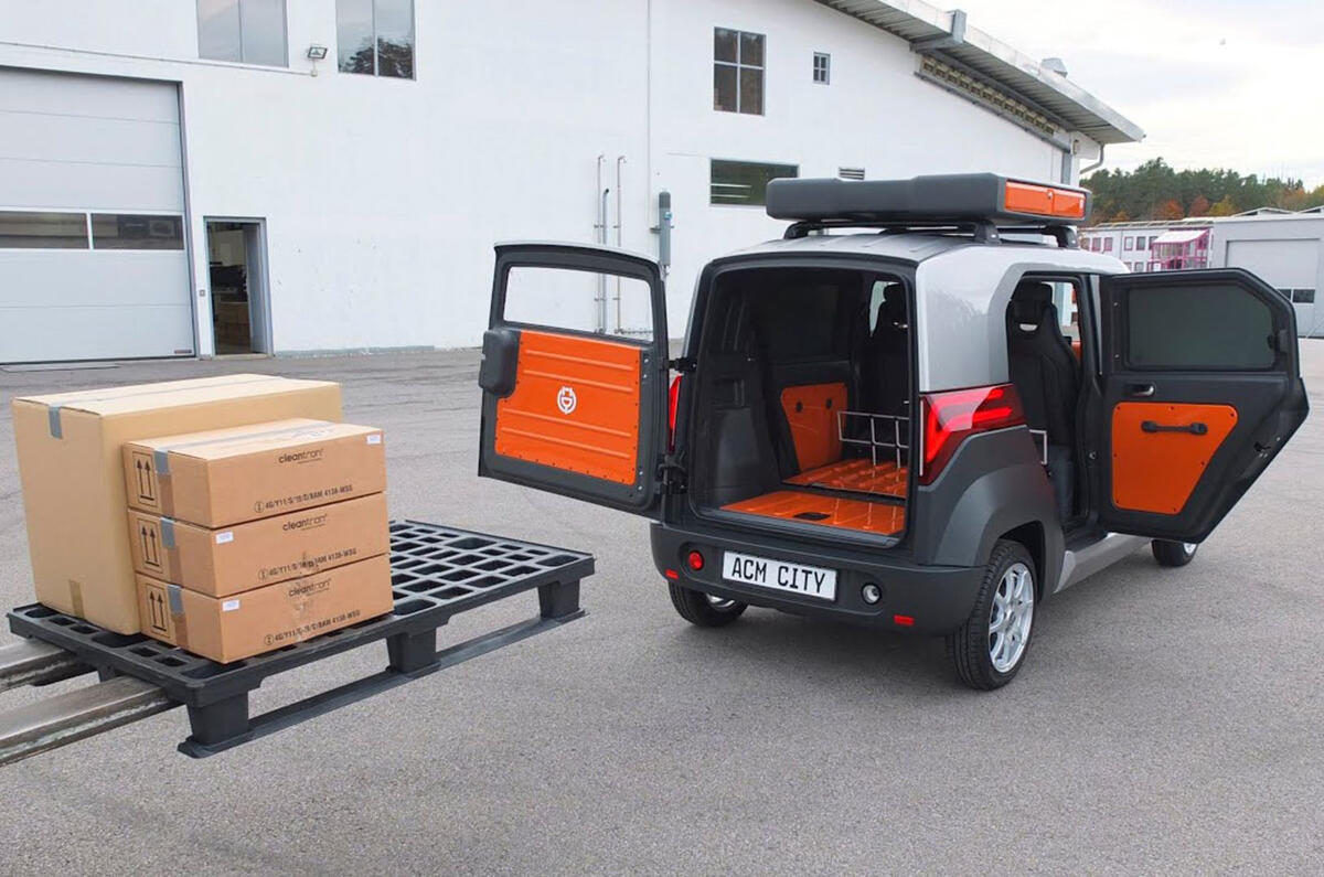 New ACM City One is battery-swapping urban EV | Autocar
