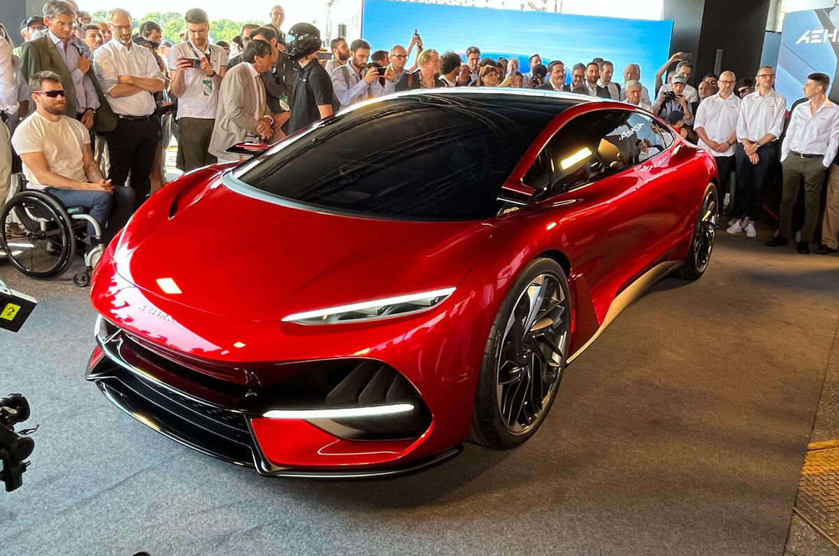 Aehra saloon is 497-mile Porsche Taycan rival | Autocar