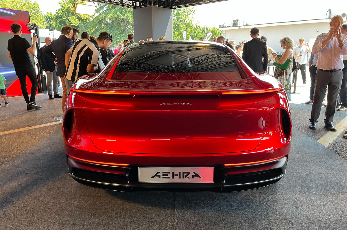 Aehra saloon is 497-mile Porsche Taycan rival | Autocar