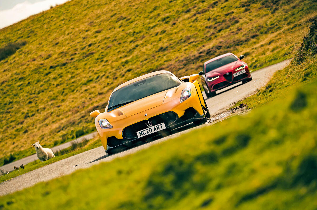Best real-world sports cars face off: MC20, Giulia QV, A110 | Autocar
