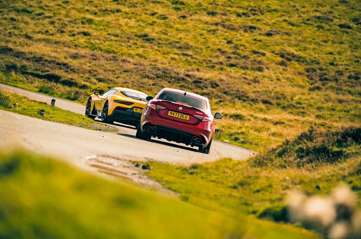 Best real-world sports cars face off: MC20, Giulia QV, A110 | Autocar