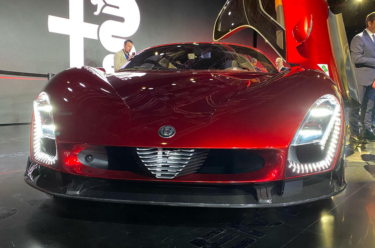 New Alfa Romeo 33 Stradale is brand's last combustion supercar | Autocar