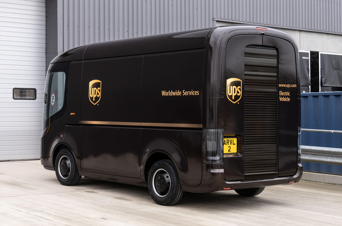 UPS orders 10,000 electric vans from British start-up Arrival | Autocar
