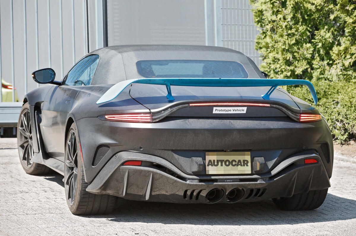Aston Martin expected to reveal V12 Vantage roadster this week | Autocar