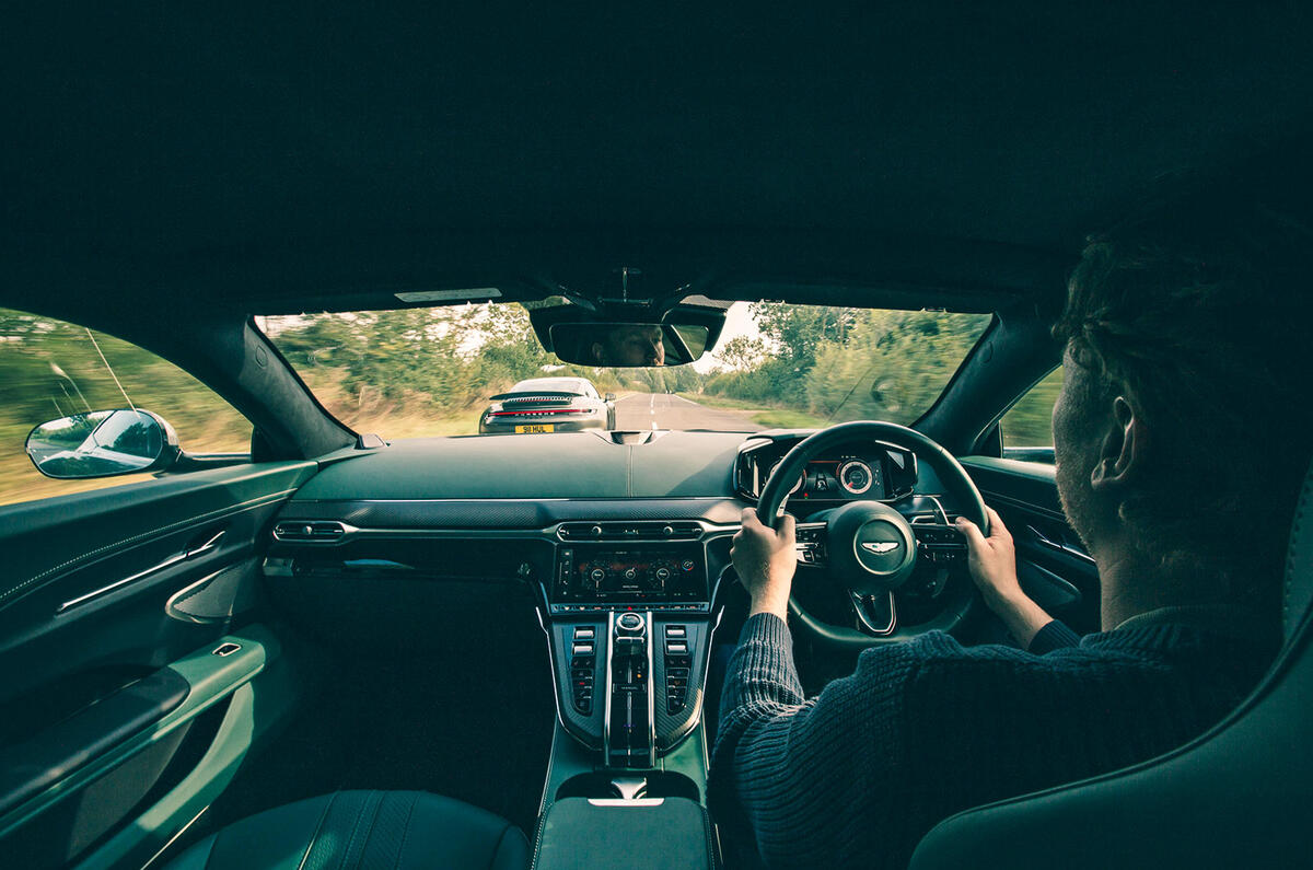 New Aston Martin Vantage vs Ferrari Roma and 911 Turbo | Autocar