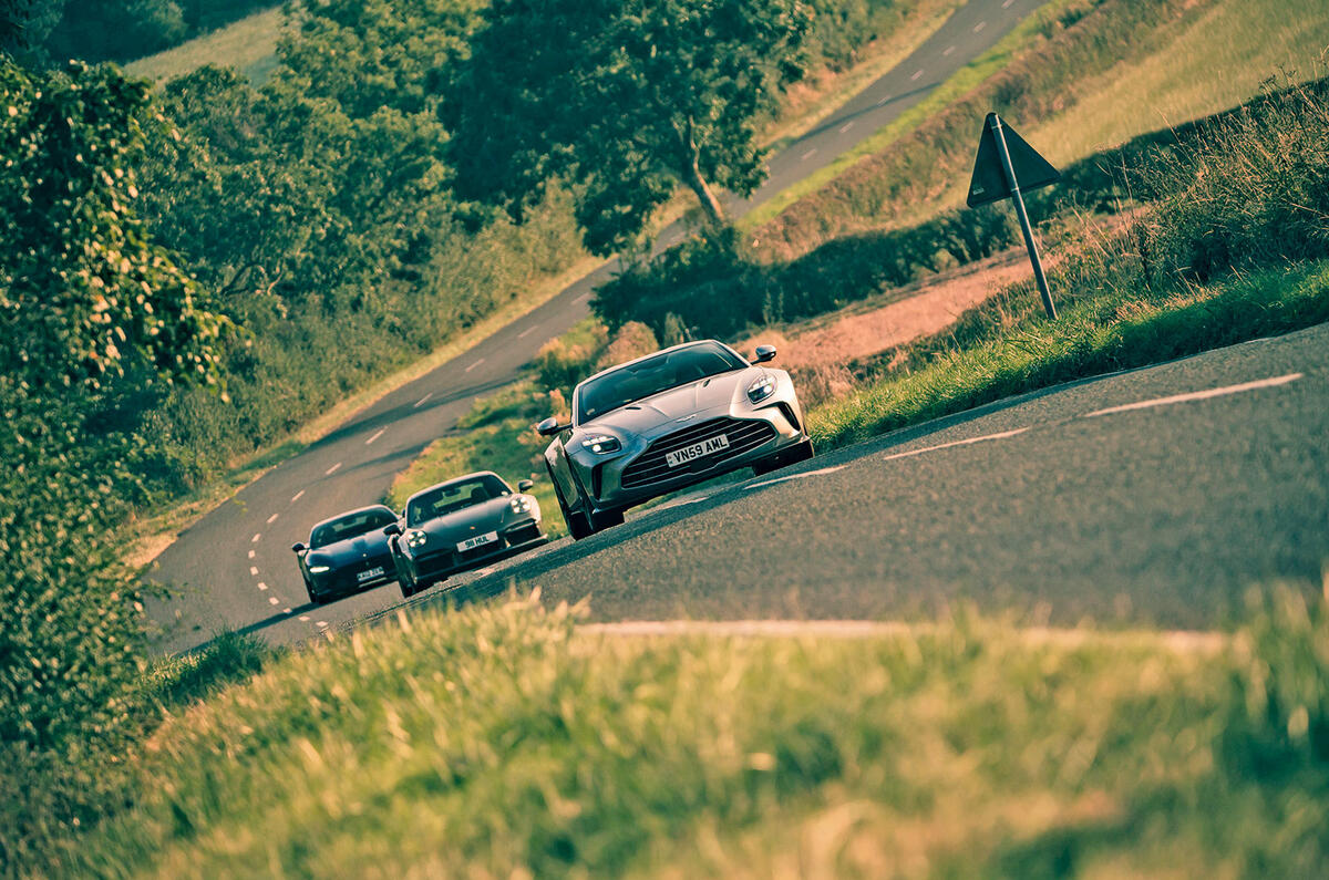 New Aston Martin Vantage vs Ferrari Roma and 911 Turbo | Autocar
