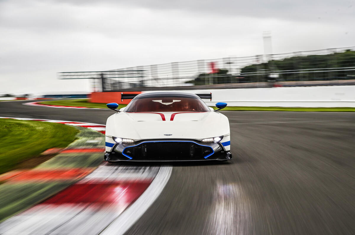 Aston Martin Vulcan flat out at Silverstone | Autocar