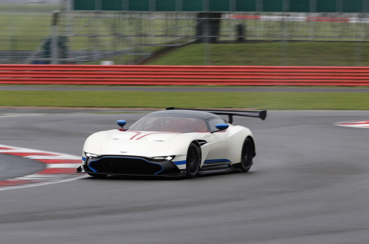 Aston Martin Vulcan flat out at Silverstone | Autocar