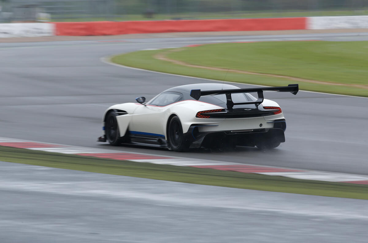 Aston Martin Vulcan flat out at Silverstone | Autocar