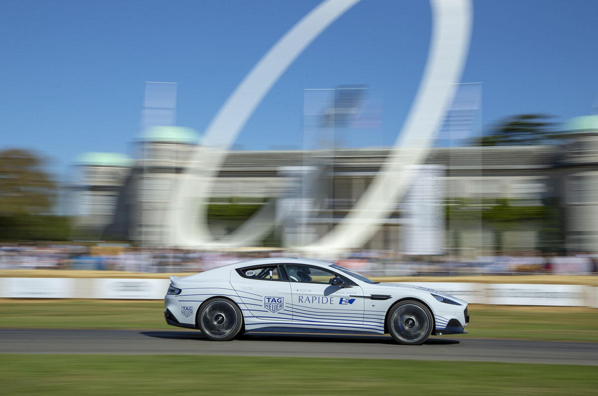 All-electric Aston Martin Rapide E makes UK dynamic debut | Autocar