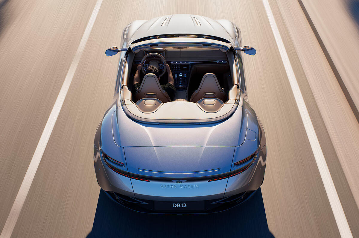 Aston Martin DB12 Volante is most powerful V8 cabrio GT | Autocar