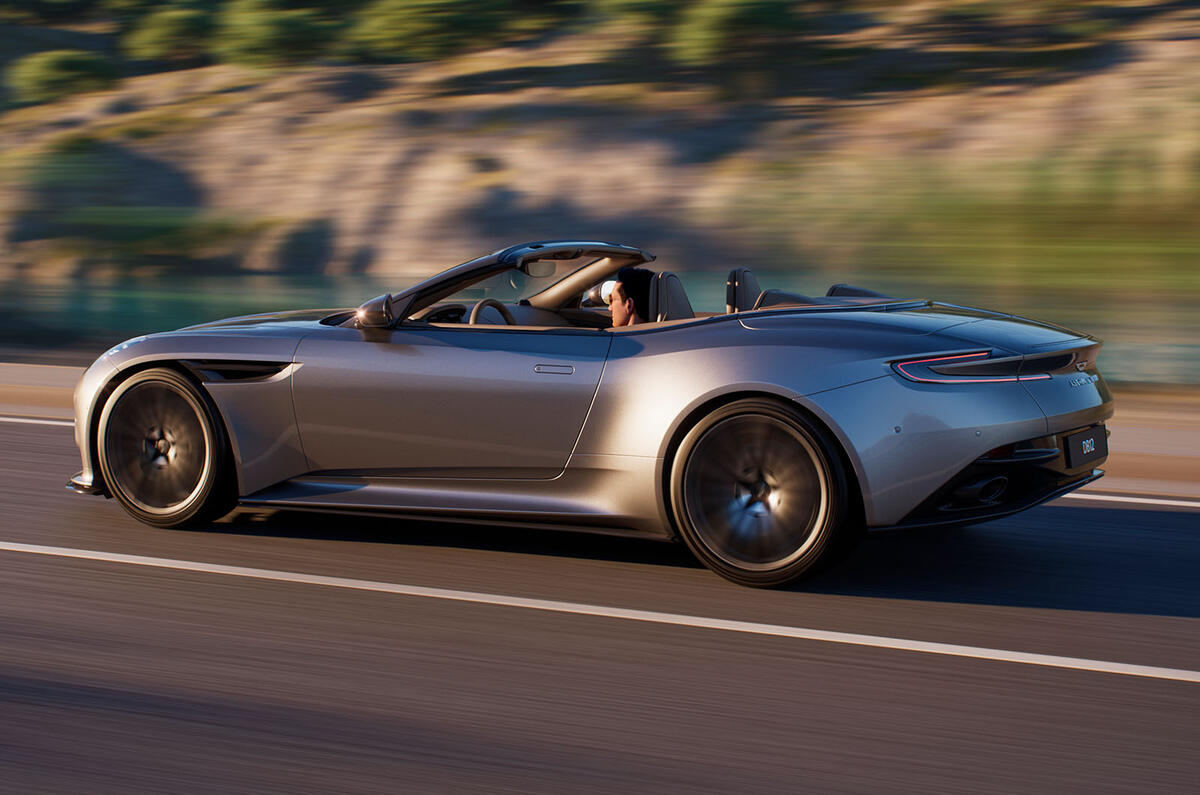 Aston Martin DB12 Volante is most powerful V8 cabrio GT | Autocar