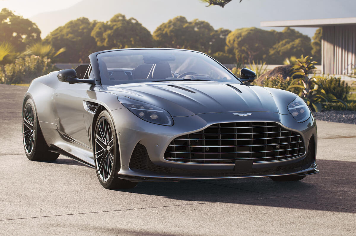 Aston Martin DB12 Volante is most powerful V8 cabrio GT | Autocar