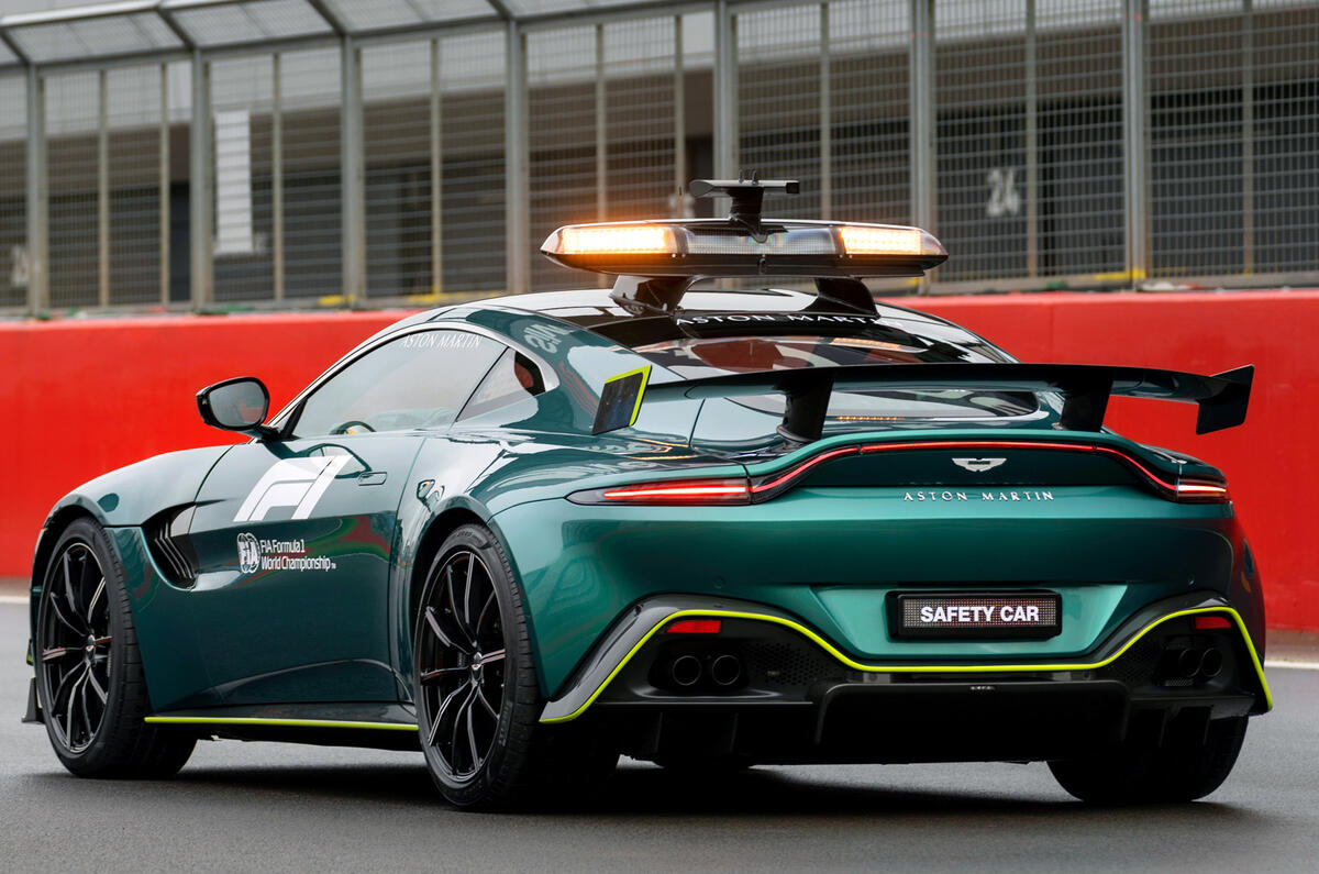 Aston Martin reveals uprated Vantage Formula 1 safety car | Autocar