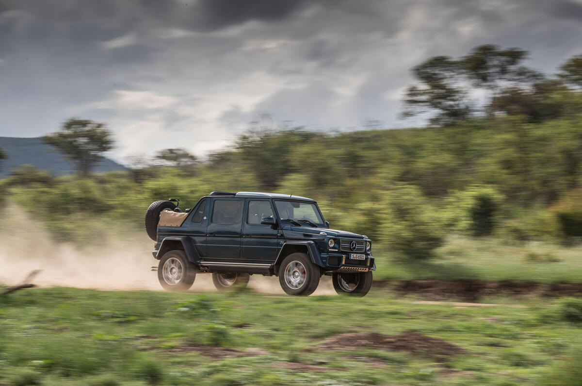 Mercedes-Maybach G650 Landaulet: we take a ride through the African ...