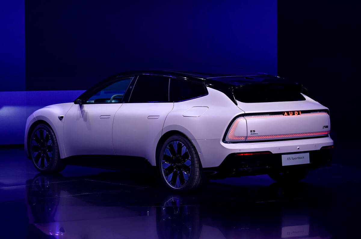 New AUDI E5 Sportback brings 776bhp and 478-mile range | Autocar