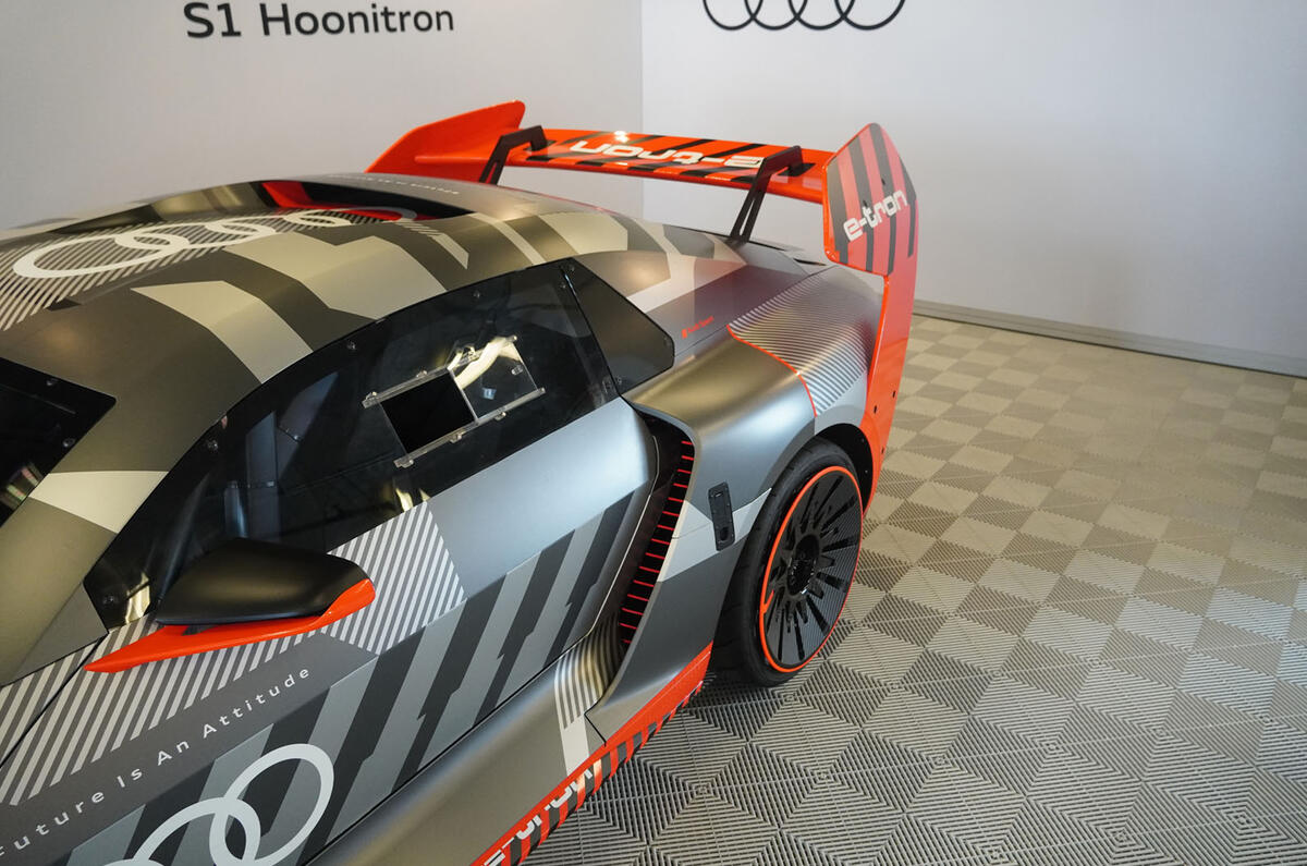 Audi S1 E-tron Quattro Hoonitron makes public debut | Autocar