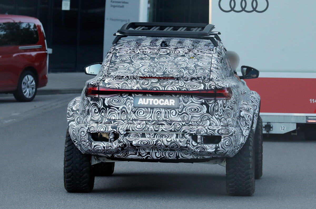 Mystery Audi test car hints at extreme electric 4x4 | Autocar