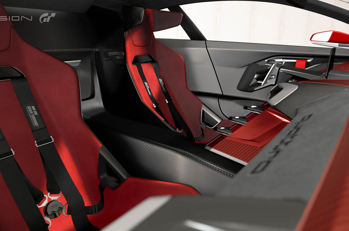 Audi e-tron Vision Gran Turismo: 805bhp prototype driven on track | Autocar