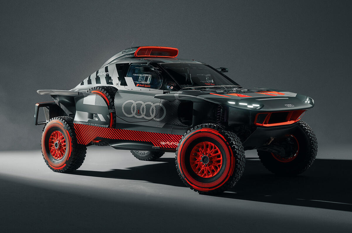 Evolved Audi RS Q E-tron E2 is revamped electrified racer | Autocar