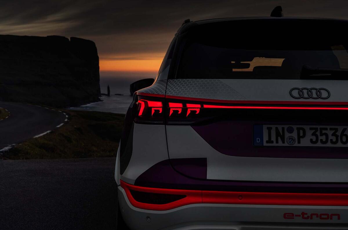 New Audi LED lights bring warning signs and customisation | Autocar
