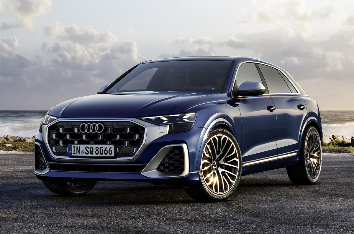 New 2024 Audi SQ8 makes public debut at Qatar motor show | Autocar