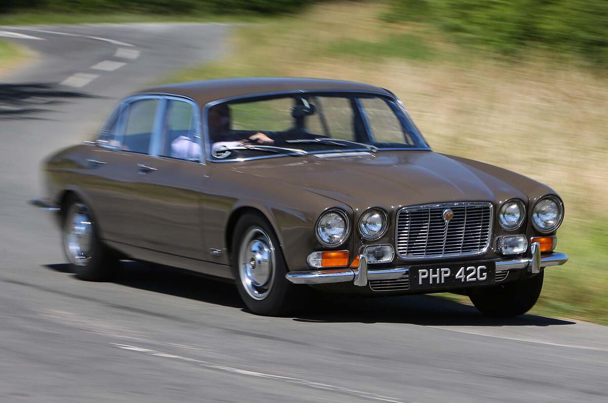 Evolution of the Jaguar XJ: XJR575 meets original XJ6 | Autocar